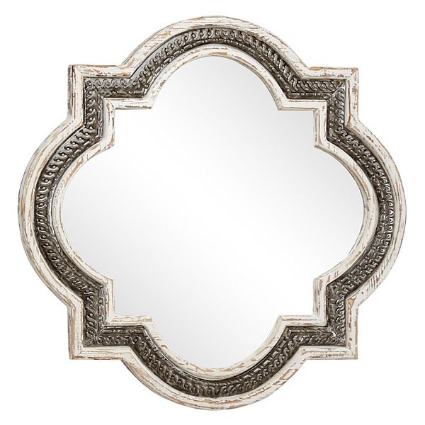 Stella & Eve Distressed Trellis Wall Mirror