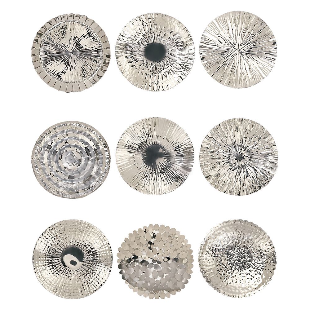 Stella & Eve Textured Wall Decor 9-piece Set