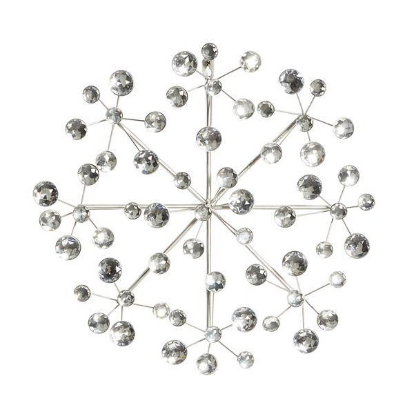 Stella & Eve Silver Finish Sunburst Wall Decor