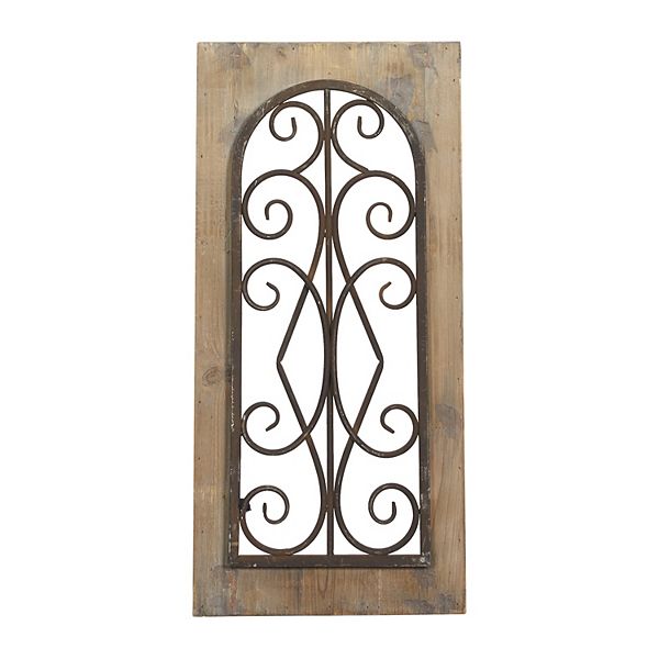 Stella & Eve Scroll Arched Wall Decor