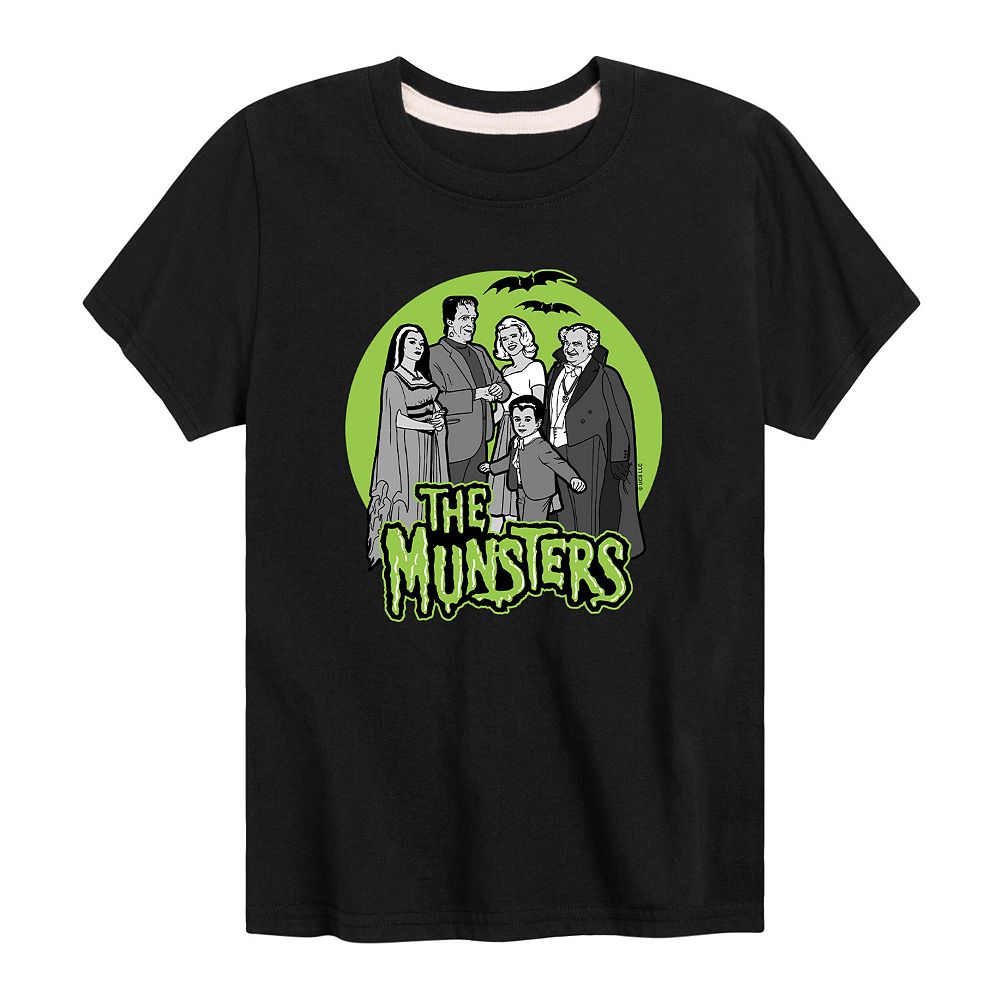 Boys 8-20 The Munsters Drawing Graphic Tee