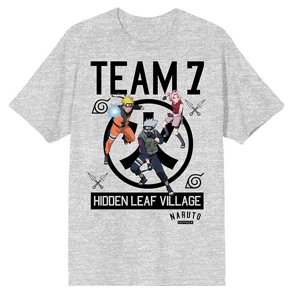 Men's Naruto Team 7 Heather Tee