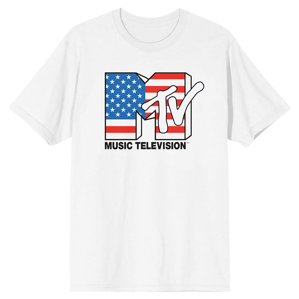 Men's MTV American Flag Tee
