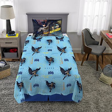 Batman Into Action Sheet Set with Pillowcases