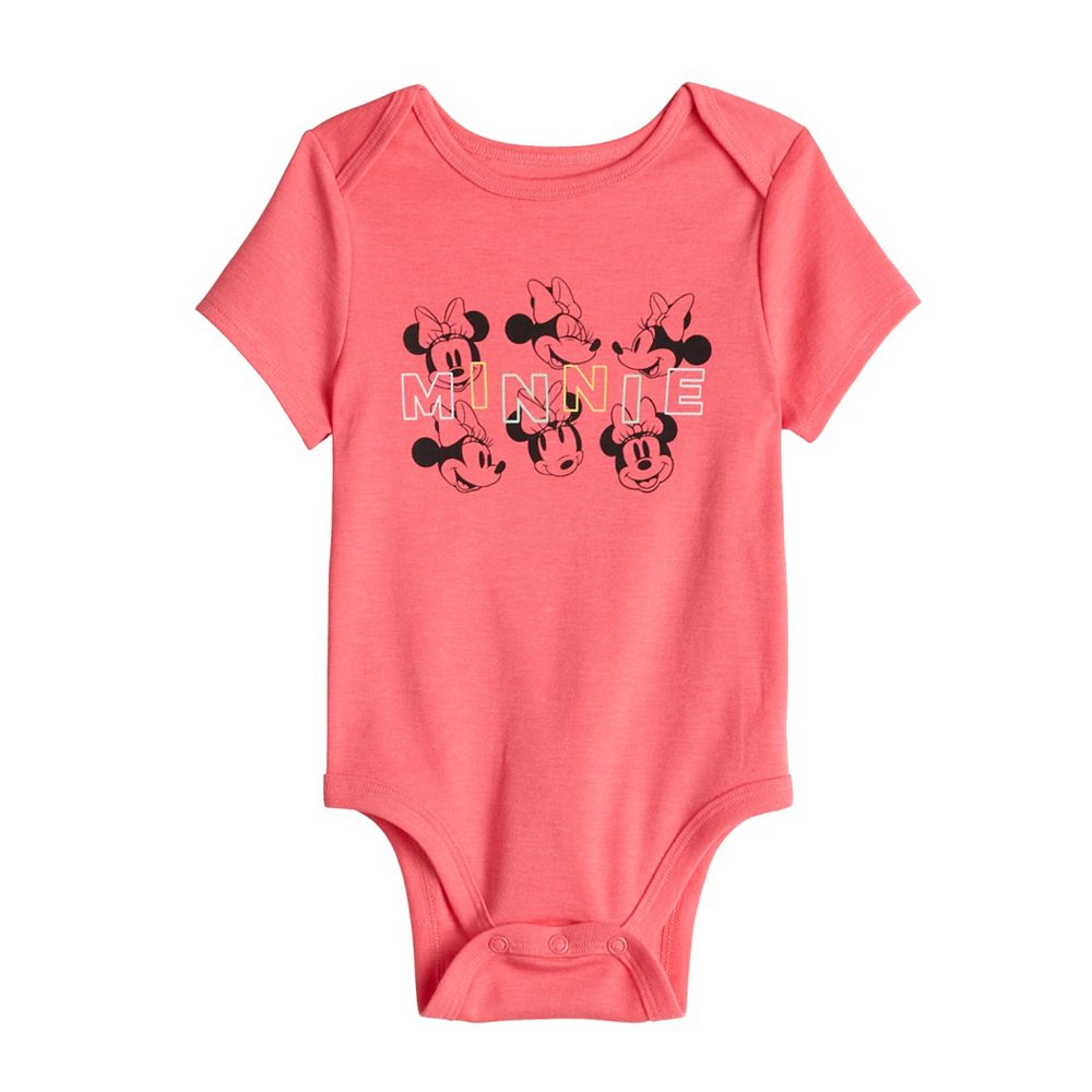 Disney's Minnie Mouse Short Sleeve Bodysuit by Jumping Beans®