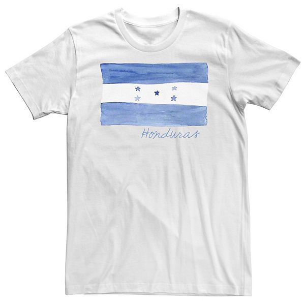 Big & Tall HHM Honduras Flag Watercolor Tee