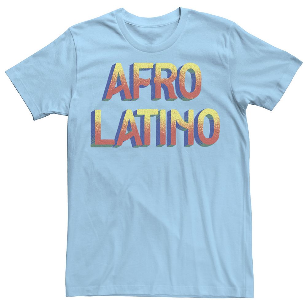 Men's Afro Latino Text Tee