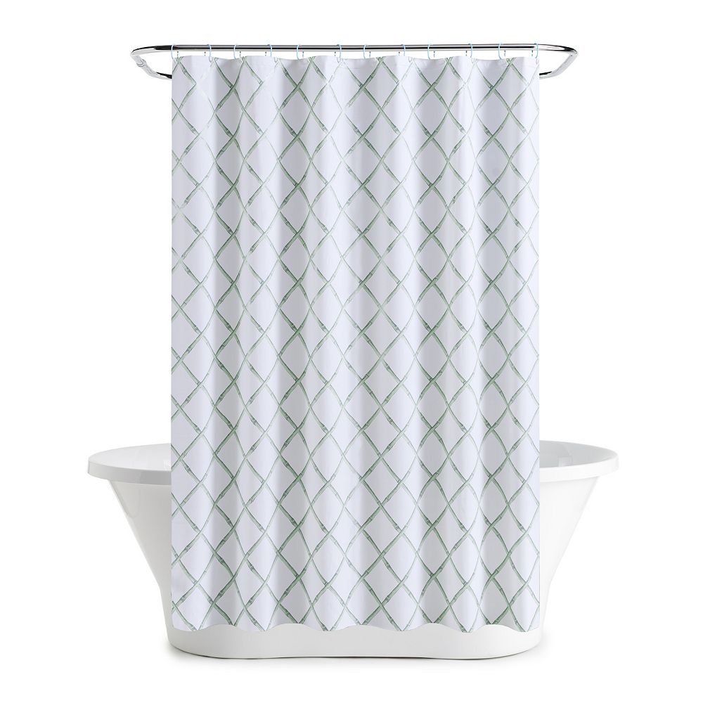 The Big One® Devon Cane 13-Piece Peva Shower Curtain and Hooks Set