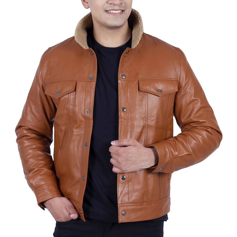 Men's Franchise Club Ace Leather Jacket
