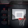 Black Series Mini LED Light-Up Basketball Hoop Sports Game with Mini Ball
