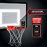 Black Series Mini LED Light-Up Basketball Hoop Sports Game with Mini Ball