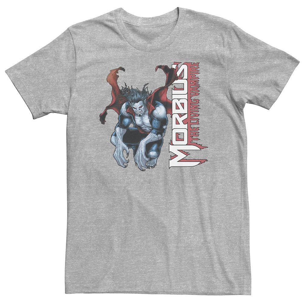 Big & Tall Marvel Morbius The Living Vampire Crouching Logo Tee