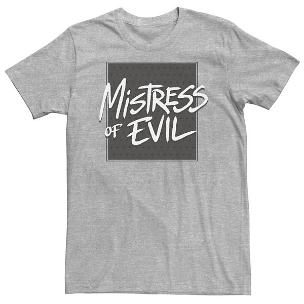 Big & Tall Disney Maleficent Mistress Of Evil Text Box Tee