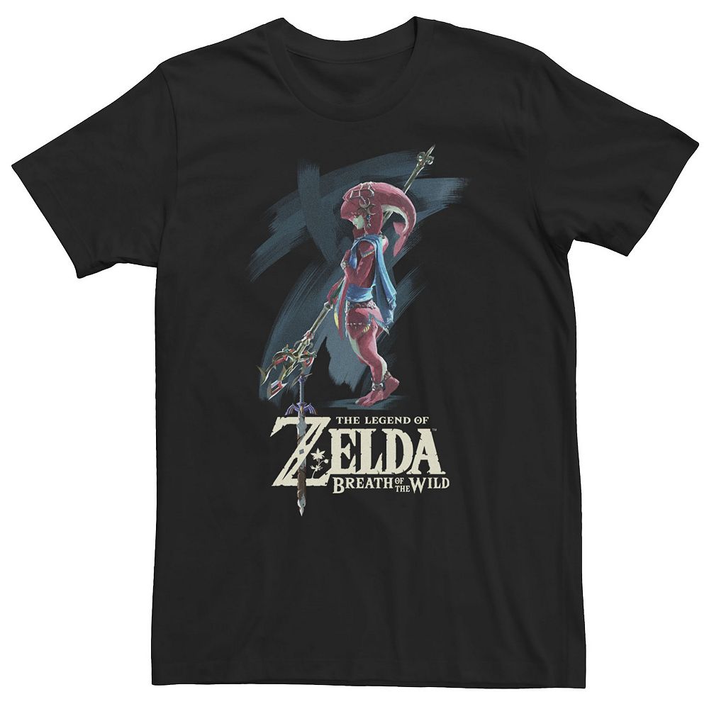 Big & Tall Nintendo Zelda Breath of the Wild Mipha Paint Brush Tee