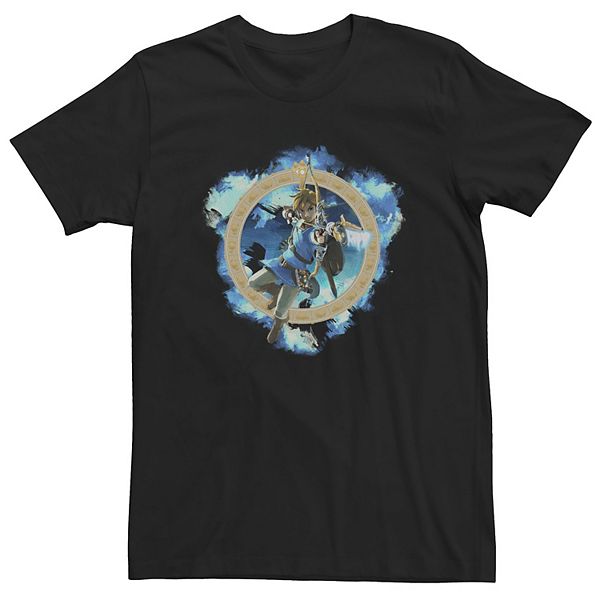 Big & Tall Zelda Breath Of The Wild Link Arrow Shot Portrait Tee