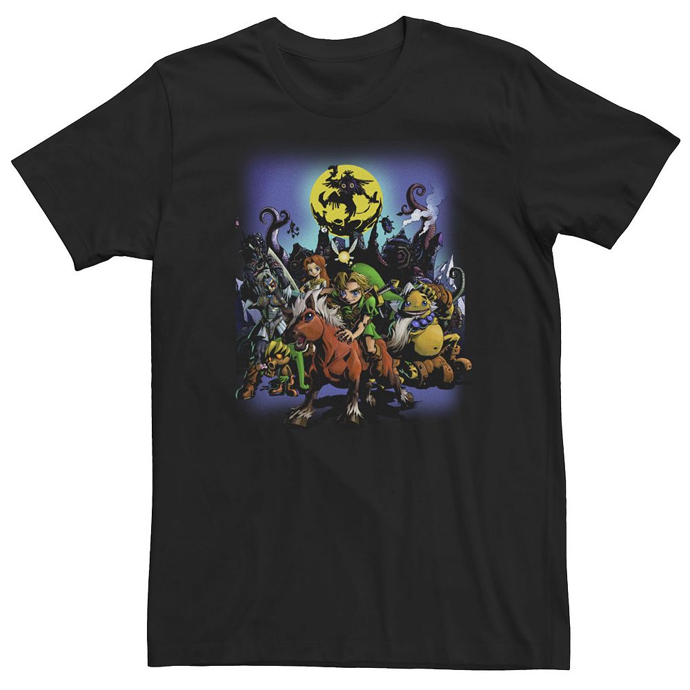 Big & Tall Zelda Moon Dance Group Shot Tee