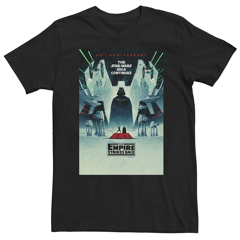 Big & Tall Star Wars: The Empire Strikes Back 40th The Saga Continues Tee