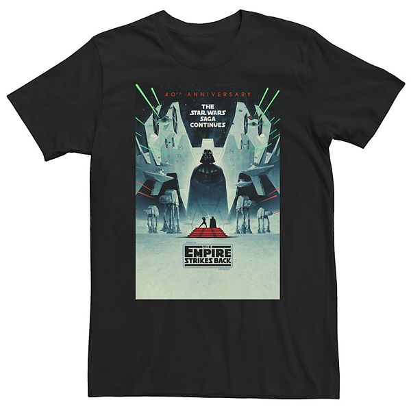 Big & Tall Star Wars: The Empire Strikes Back 40th The Saga Continues Tee