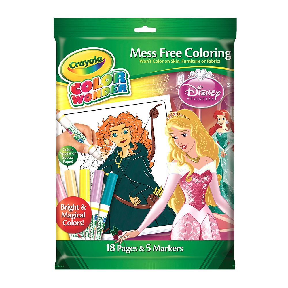 Disney Princess Color Wonder Markers & Coloring Pad by Crayola