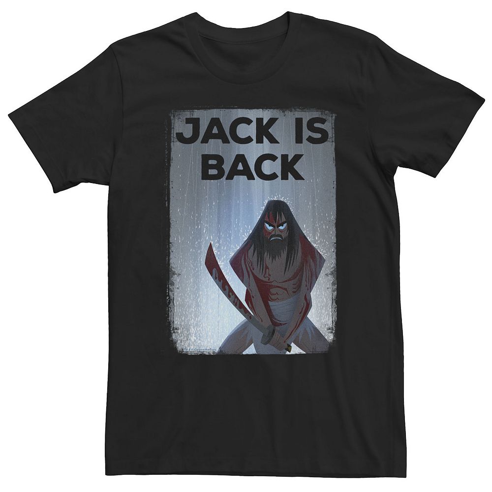 Big & Tall Cartoon Network Samurai Jack The Jack Is Back Rainwaters Tee