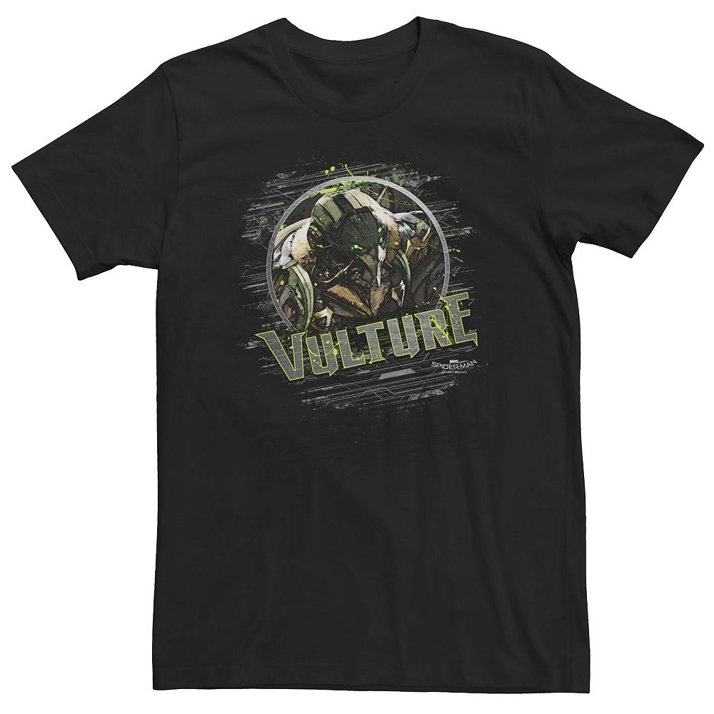 Big & Tall Marvel Spider-Man Homecoming Vulture Badge Tee