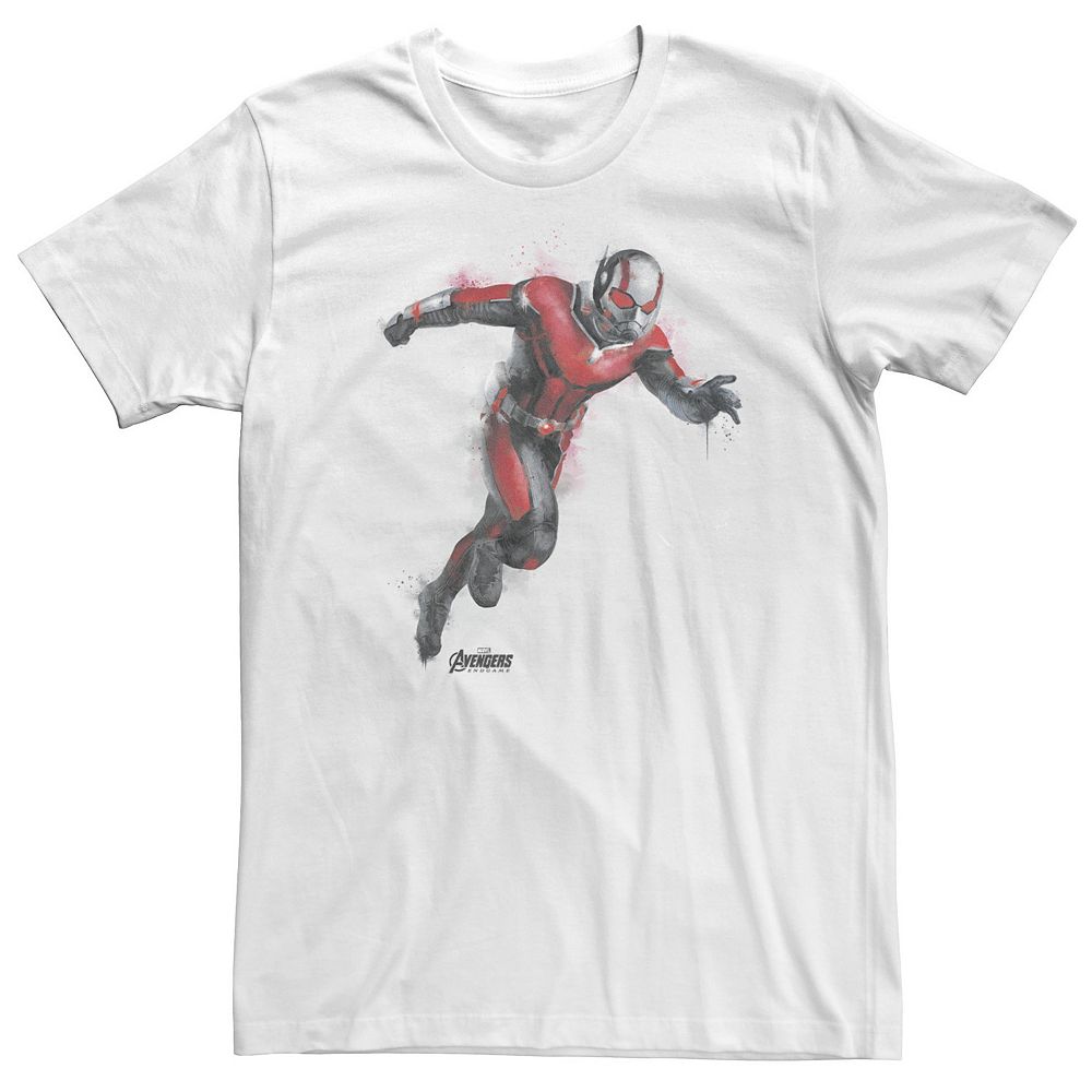 Big & Tall Marvel Avengers Endgame Ant-Man Spray Paint Tee
