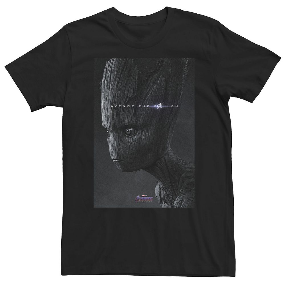 Big & Tall Marvel Avengers Endgame Groot What Ever It Takes Poster Tee