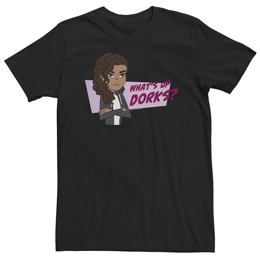 Big & Tall Marvel Spider-Man Far From Home "What's Up Dorks" Tee
