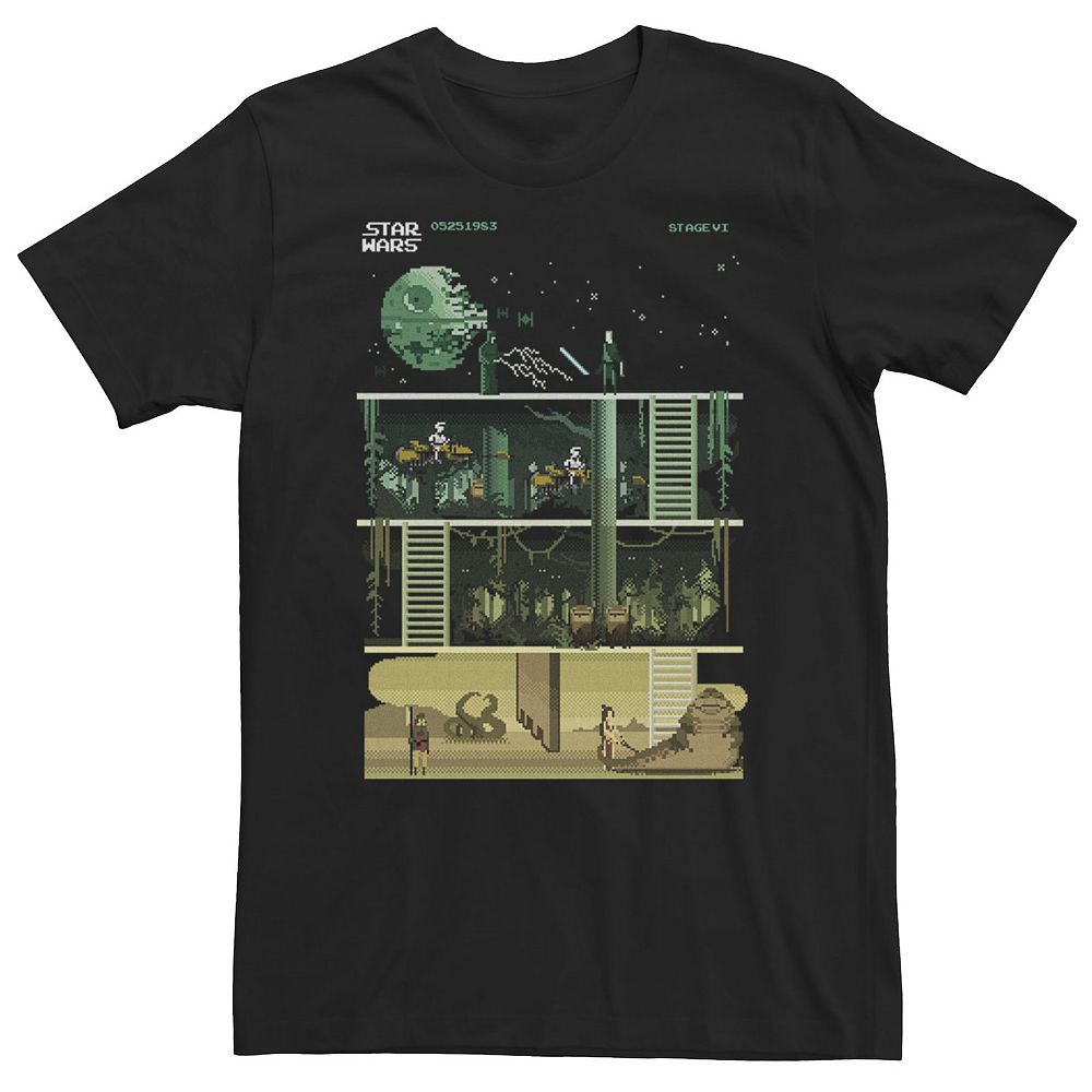 Big & Tall Star Wars Return Of The Jedi 8-Bit Tee