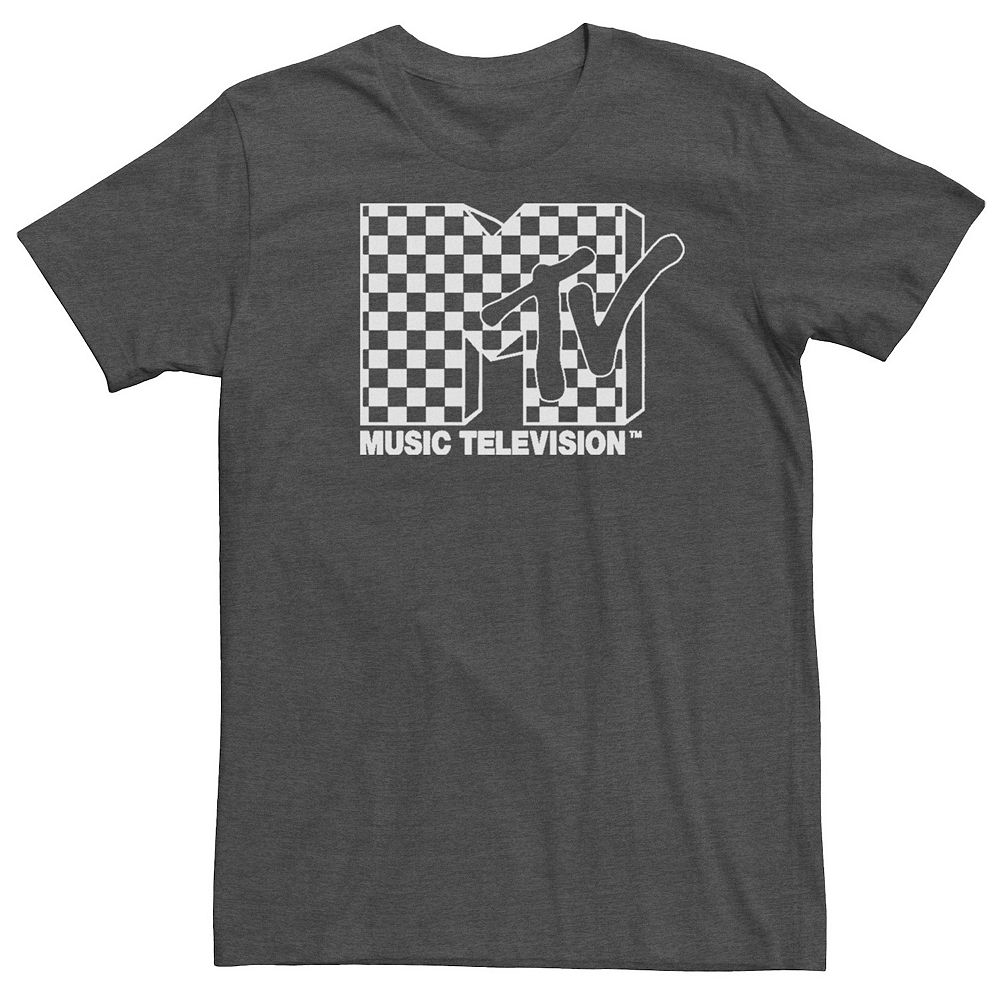 Big & Tall MTV Checkered Flag Fill Logo Tee