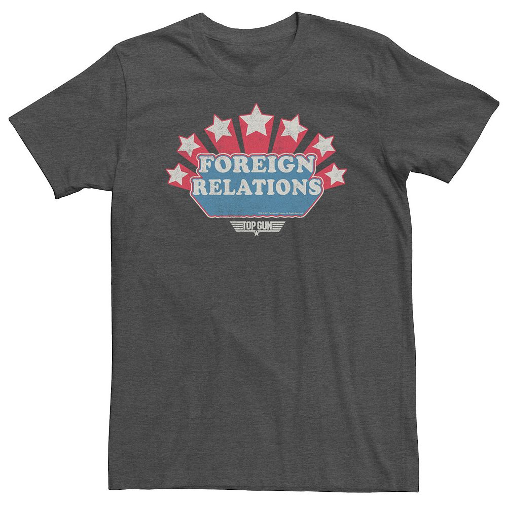 Big & Tall Top Gun Foreign Relations Americana Logo Tee