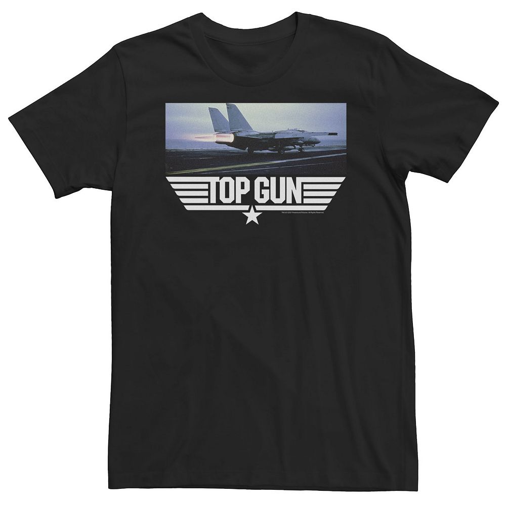 Big & Tall Top Gun Jet Take Off Portrait Tee