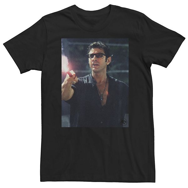 Big & Tall Jurassic Park Ian Malcolm Road Flare Photo Tee