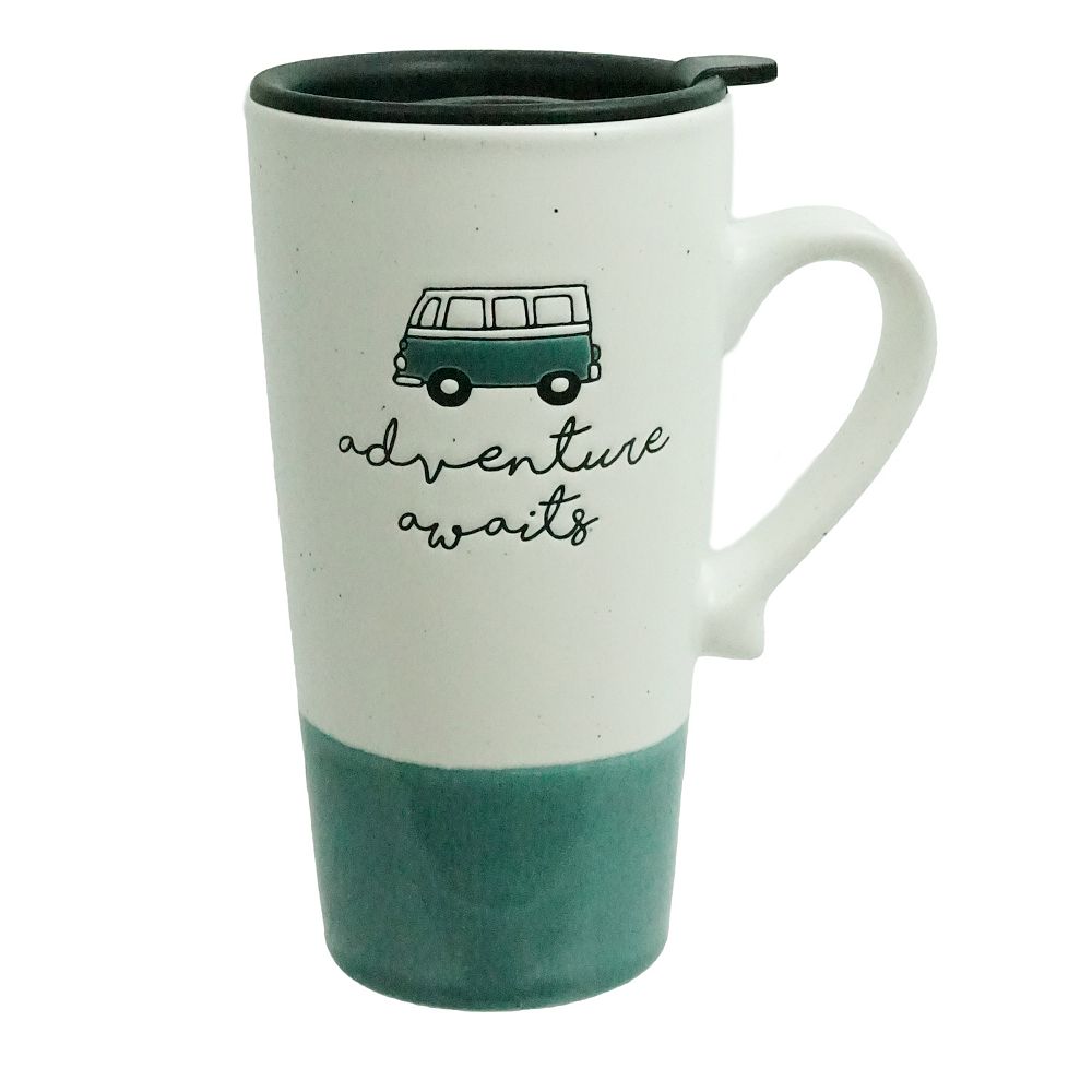 Enchante Accessories Adventure Awaits Travel Coffee Mug
