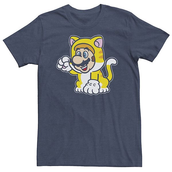 Big & Tall Nintendo Mario Cat Suit Portrait Tee