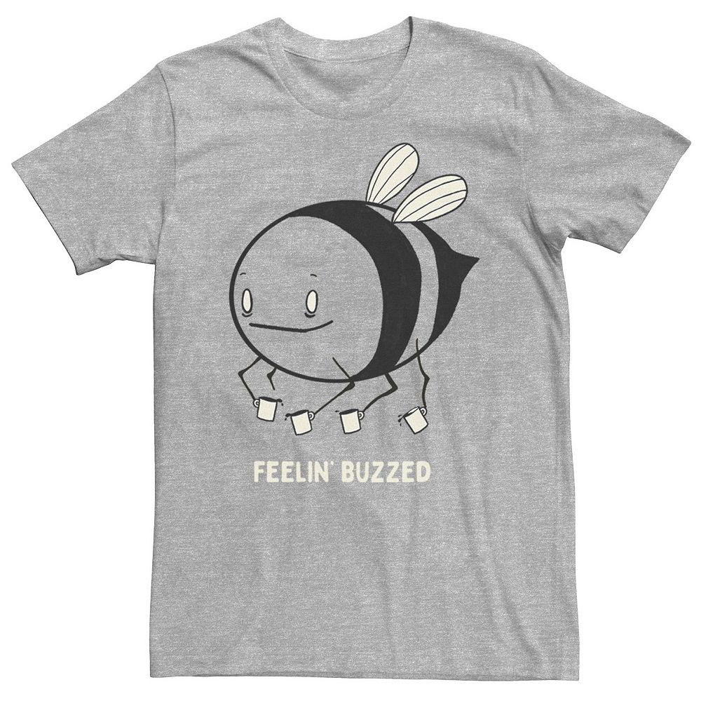 Big & Tall "Feelin' Buzzed" Coffee Bee Tee