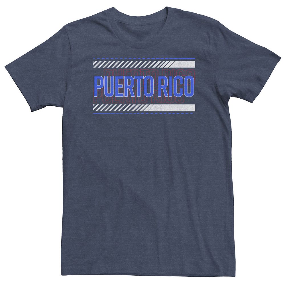 Big & Tall Fifth Sun Puerto Rico Text Overlay Tee