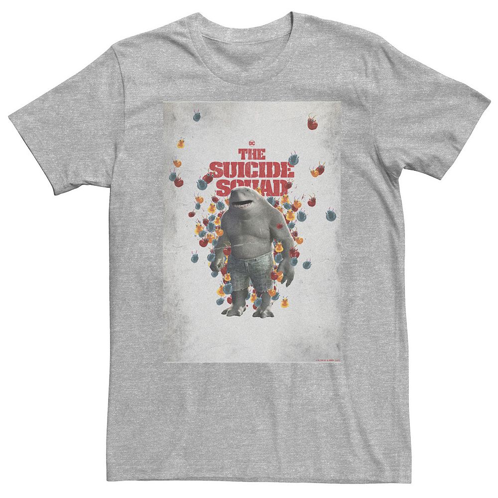 Big & Tall DC Comics The Suicide Squad King Shark Poster Tee