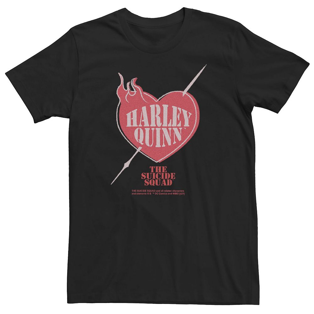 Big & Tall DC Comics The Suicide Squad Heart Of Harley Tee