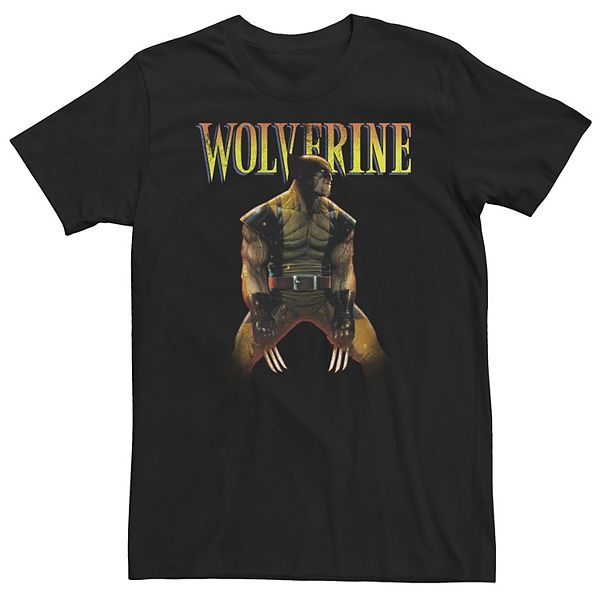 Big & Tall Marvel X-Men Wolverine Side Profile Logo Tee
