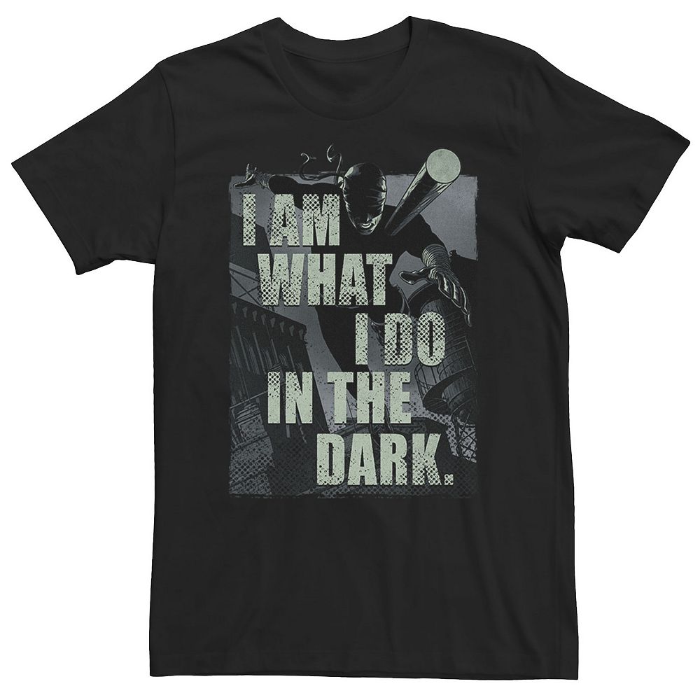 Big & Tall Marvel Daredevil "I Am What I Do In The Dark" Tee