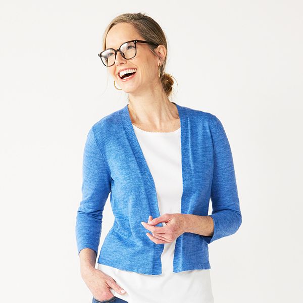 Women's Croft & Barrow® Open Front Cardigan