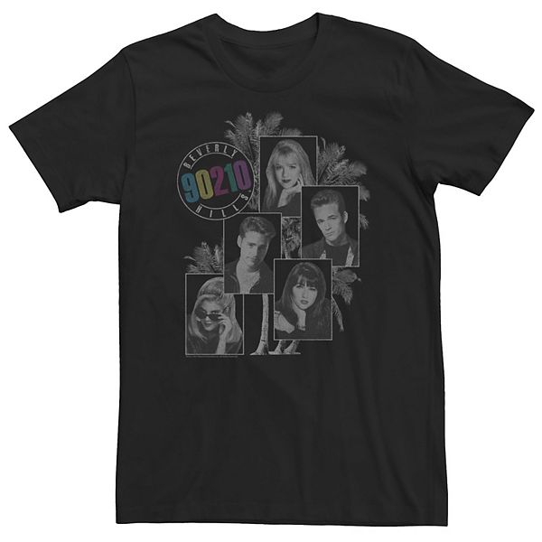 Big & Tall Beverly Hills 90210 Group Shot Class Photos Collage Tee