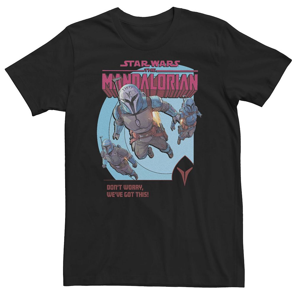 Big & Tall Star Wars: The Mandalorian We've Got This Group Shot Graphic Tee