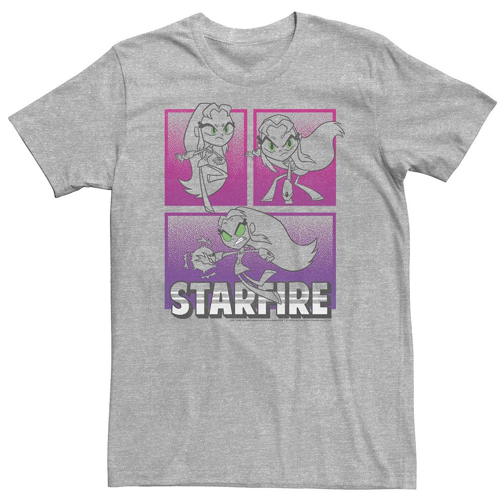 Big & Tall DC Comics Teen Titans Go! Starfire Action Panels Graphic Tee