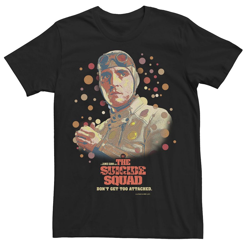 Big & Tall DC Comics The Suicide Squad Polka-Dot Dots Poster Tee