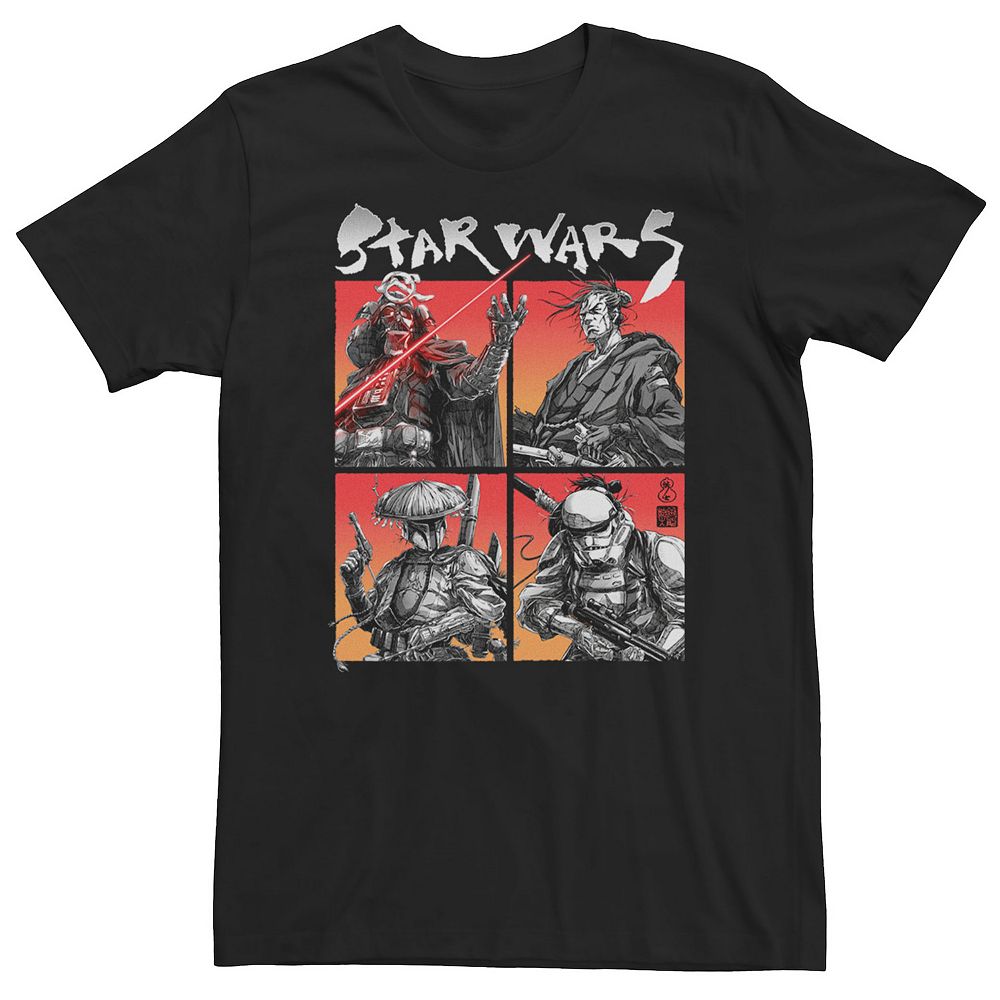 Big & Tall Star Wars: Visions Warrior Box Up Tee