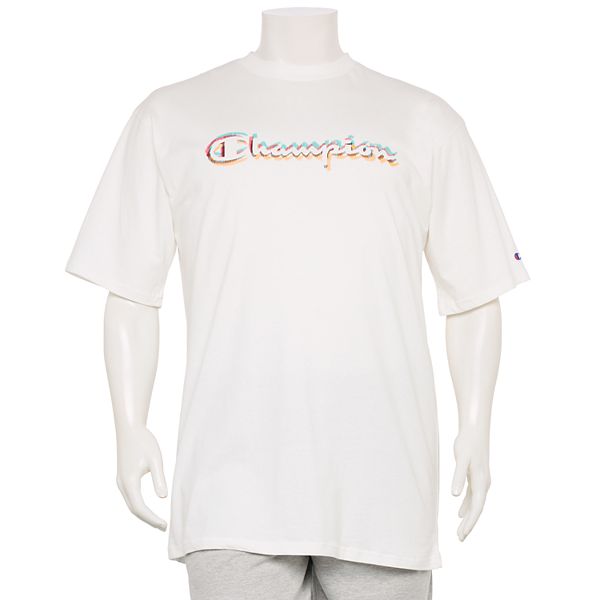 Big & Tall Champion® Two-Tone Script Tee