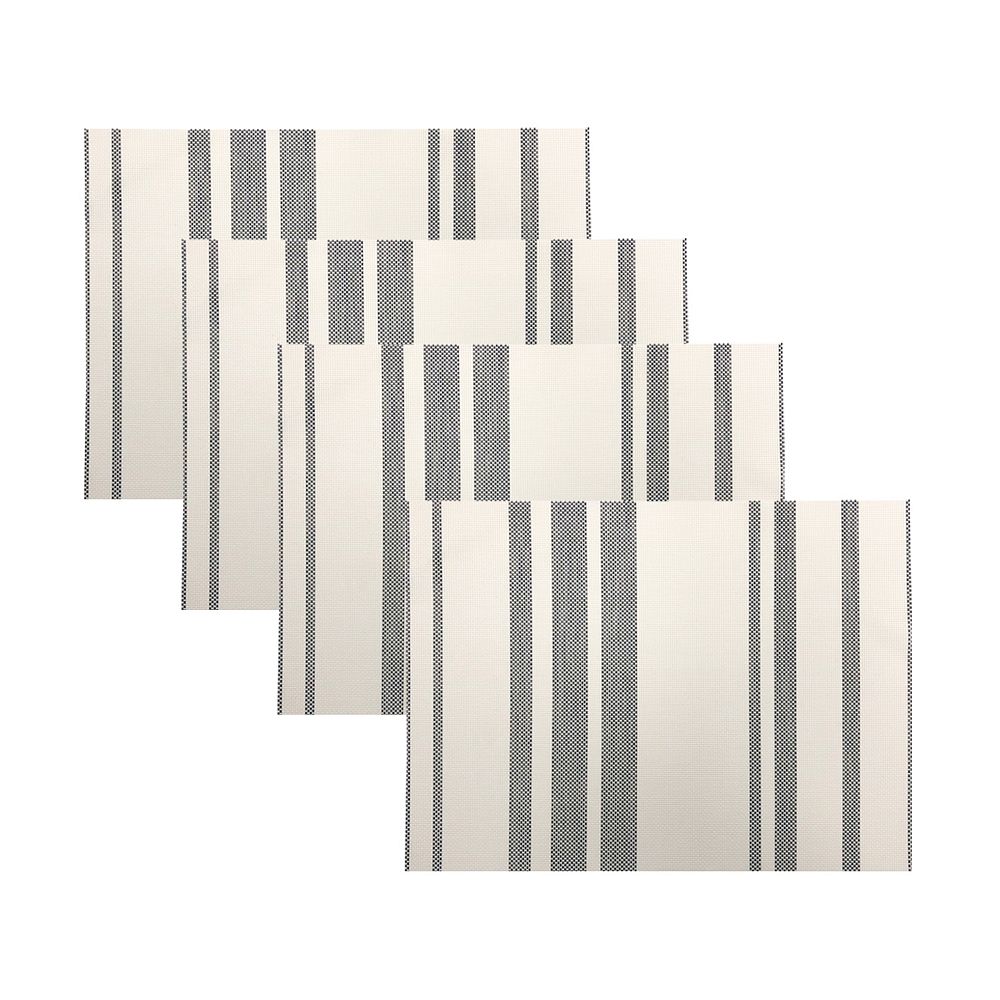 Food Network™ Farmstead Stripe Easy Care Woven Placemat 4-pk.