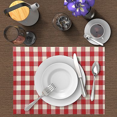 Food Network™ Vinyl Gingham Placemat 4-pk.
